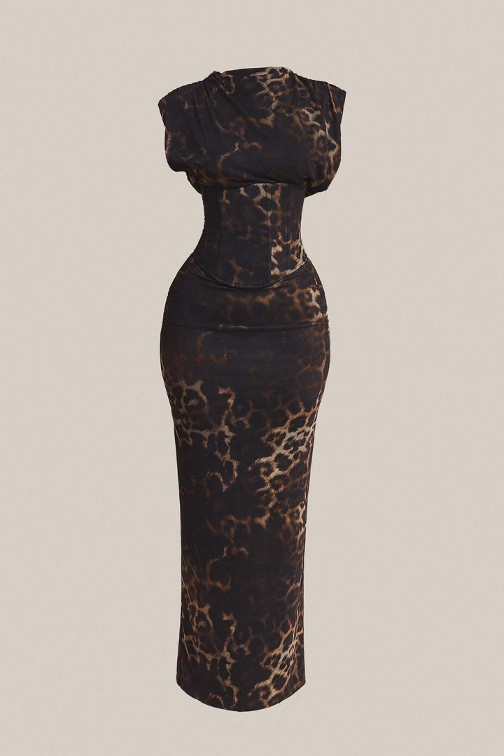 The Sandra Maxi in Leopard – Mars The Label USA