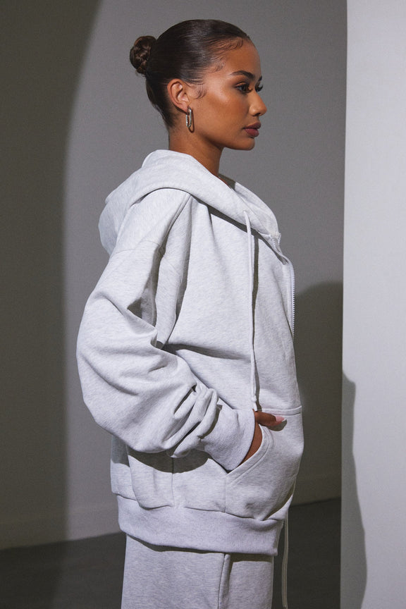 The Basic Jersey Jacket in Grey – Mars The Label USA
